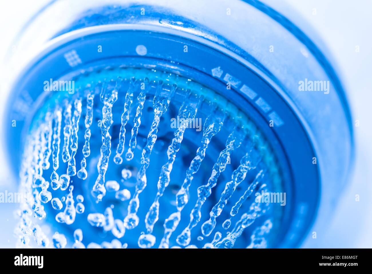 Shower and flying water drops Stock Photo - Alamy