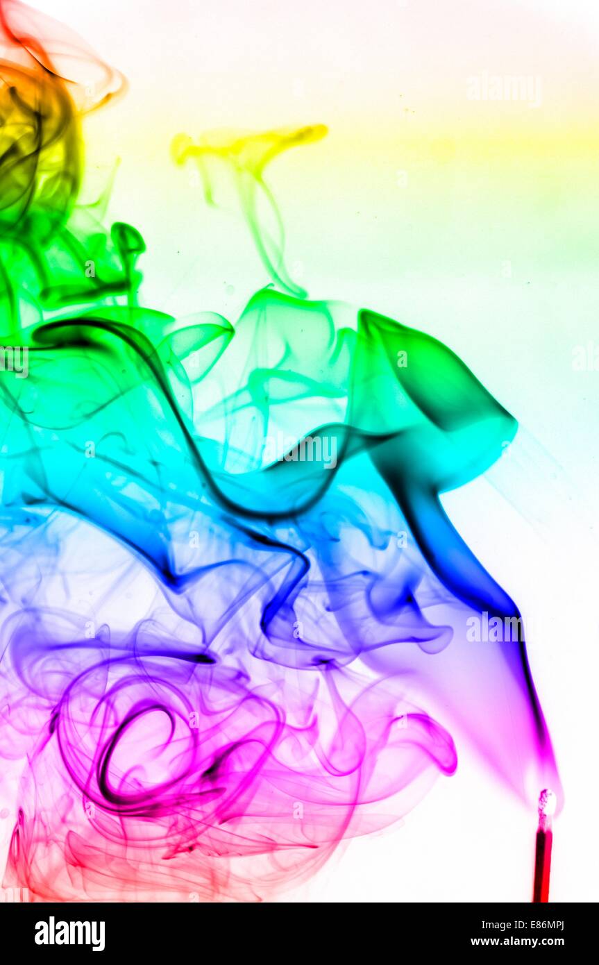 Abstract smoke colours Stock Photo - Alamy