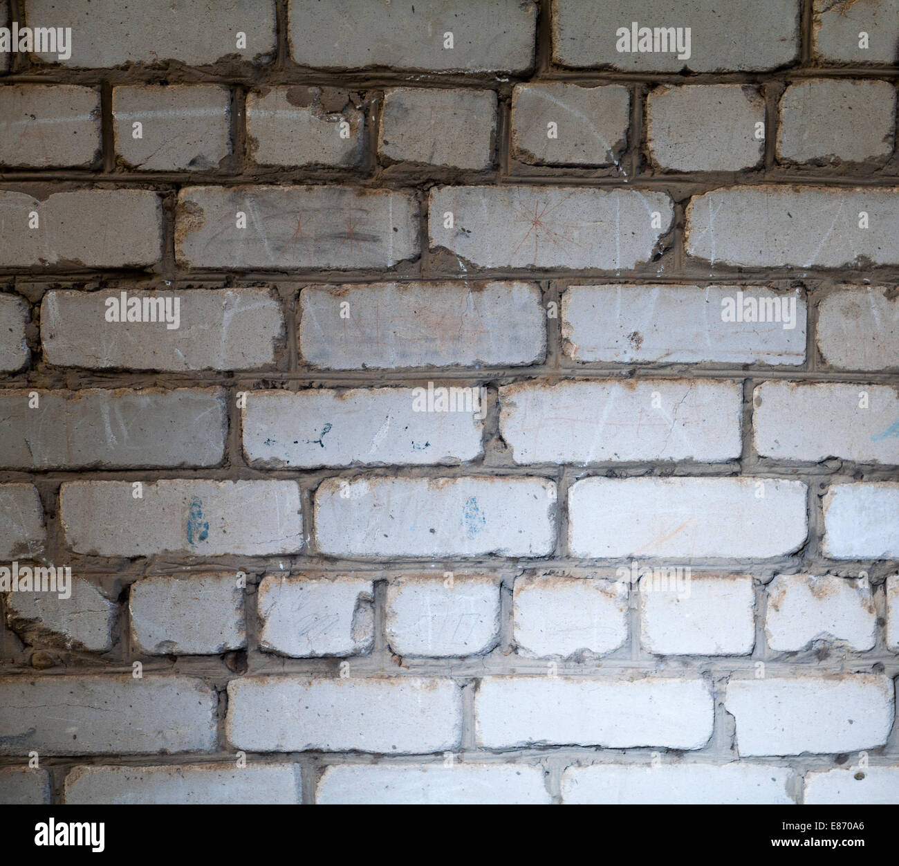 white brick wall square image Stock Photo - Alamy