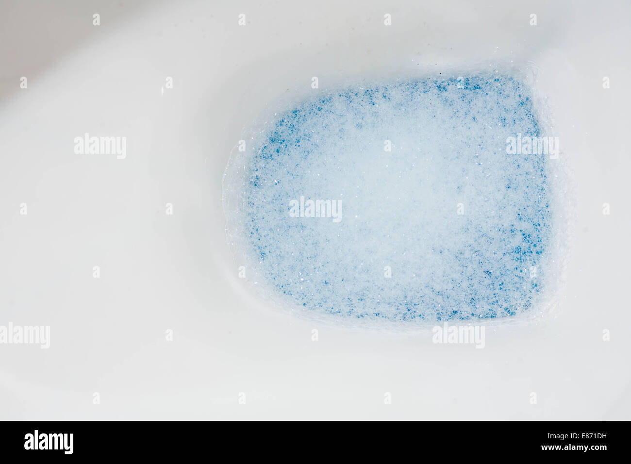 Toilet bowl closeup blue water hi-res stock photography and images - Alamy