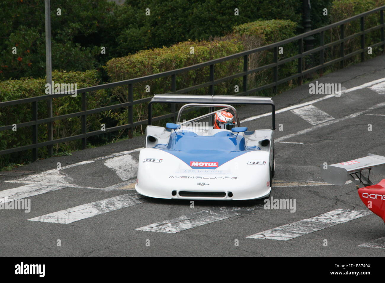 Cars racing at the Angouleme around the Ramparts race meeting 2014 at ...