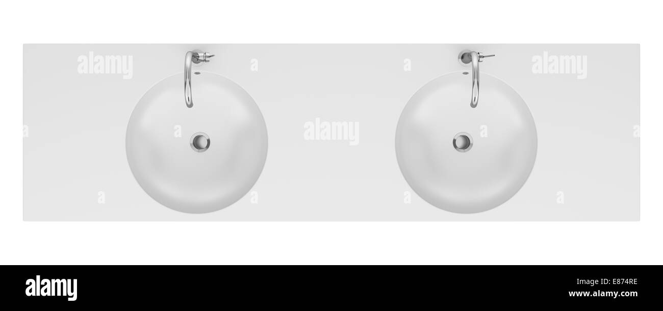 Toilet Sink Top View