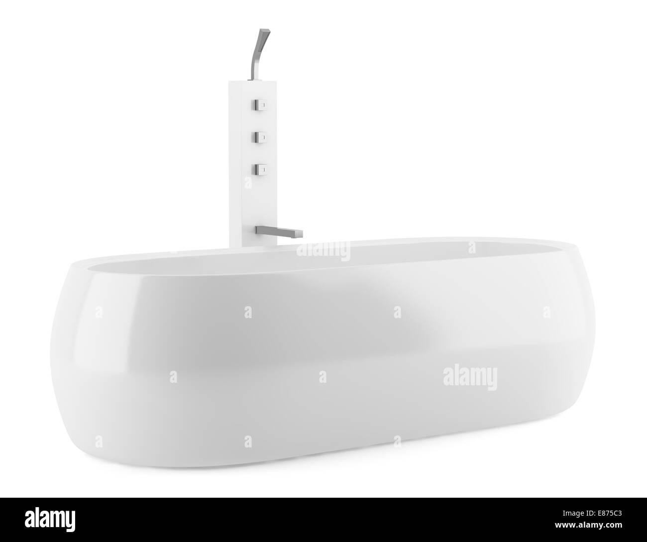 modern bathtub isolated on white background Stock Photo - Alamy