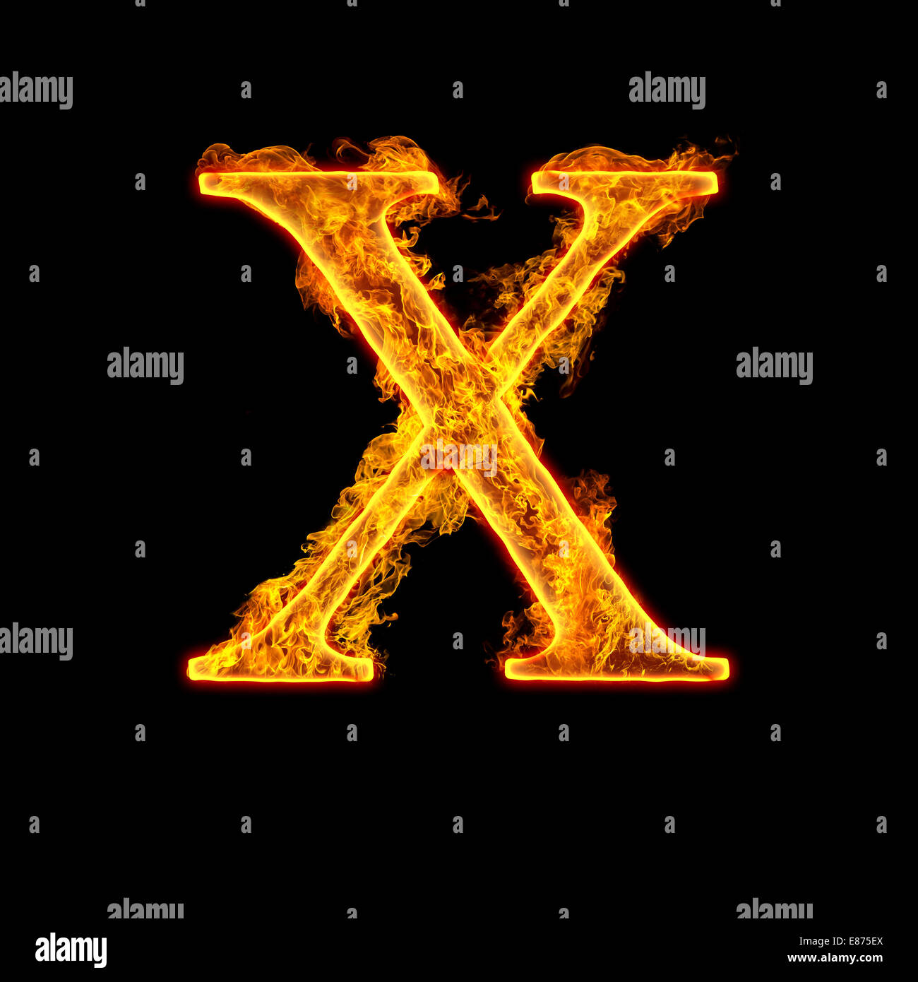 Fire alphabet hi-res stock photography and images - Alamy