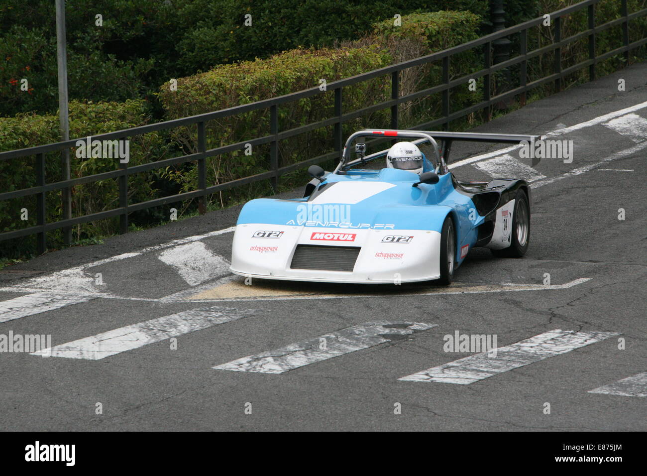Cars racing at the Angouleme around the Ramparts race meeting 2014 at ...