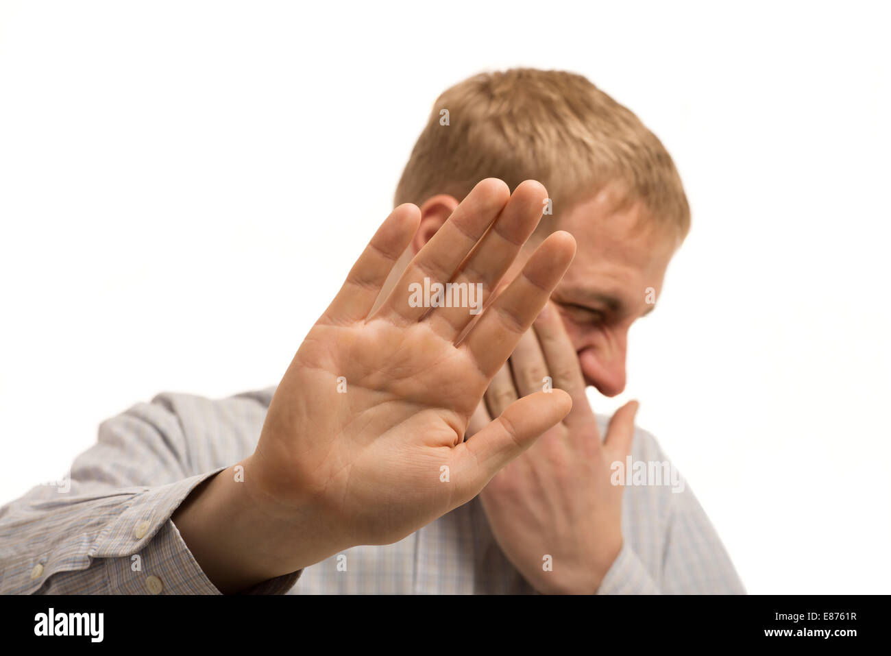 Man be ashamed Stock Photo - Alamy