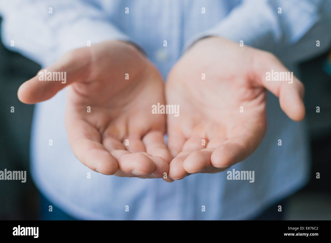 Begging hands hi-res stock photography and images - Alamy