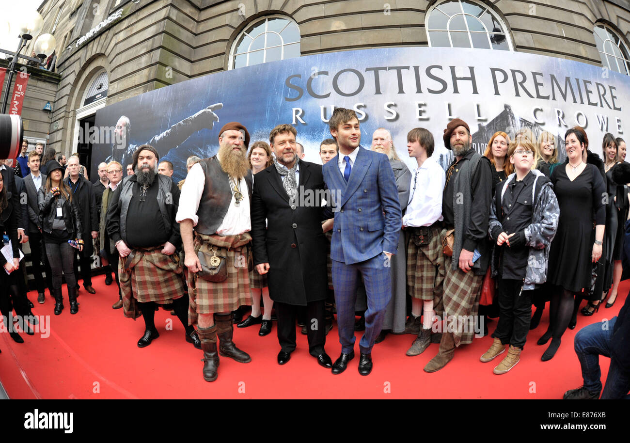 Russell Crowe attends the "Noah" movie premiere in Edinburgh with The ...