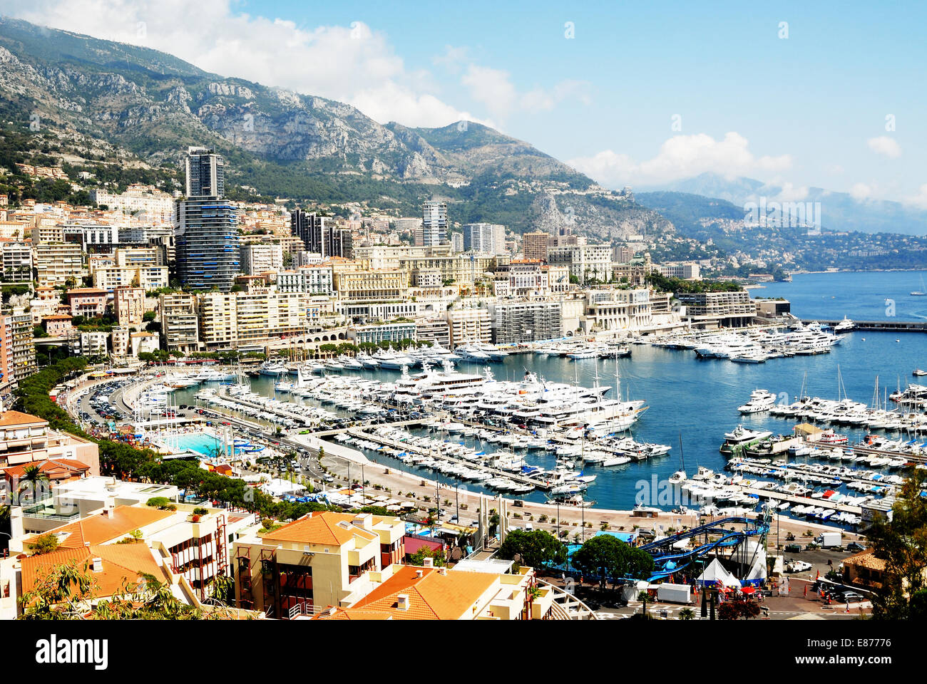 The Harbor of Monaco Stock Photo - Alamy