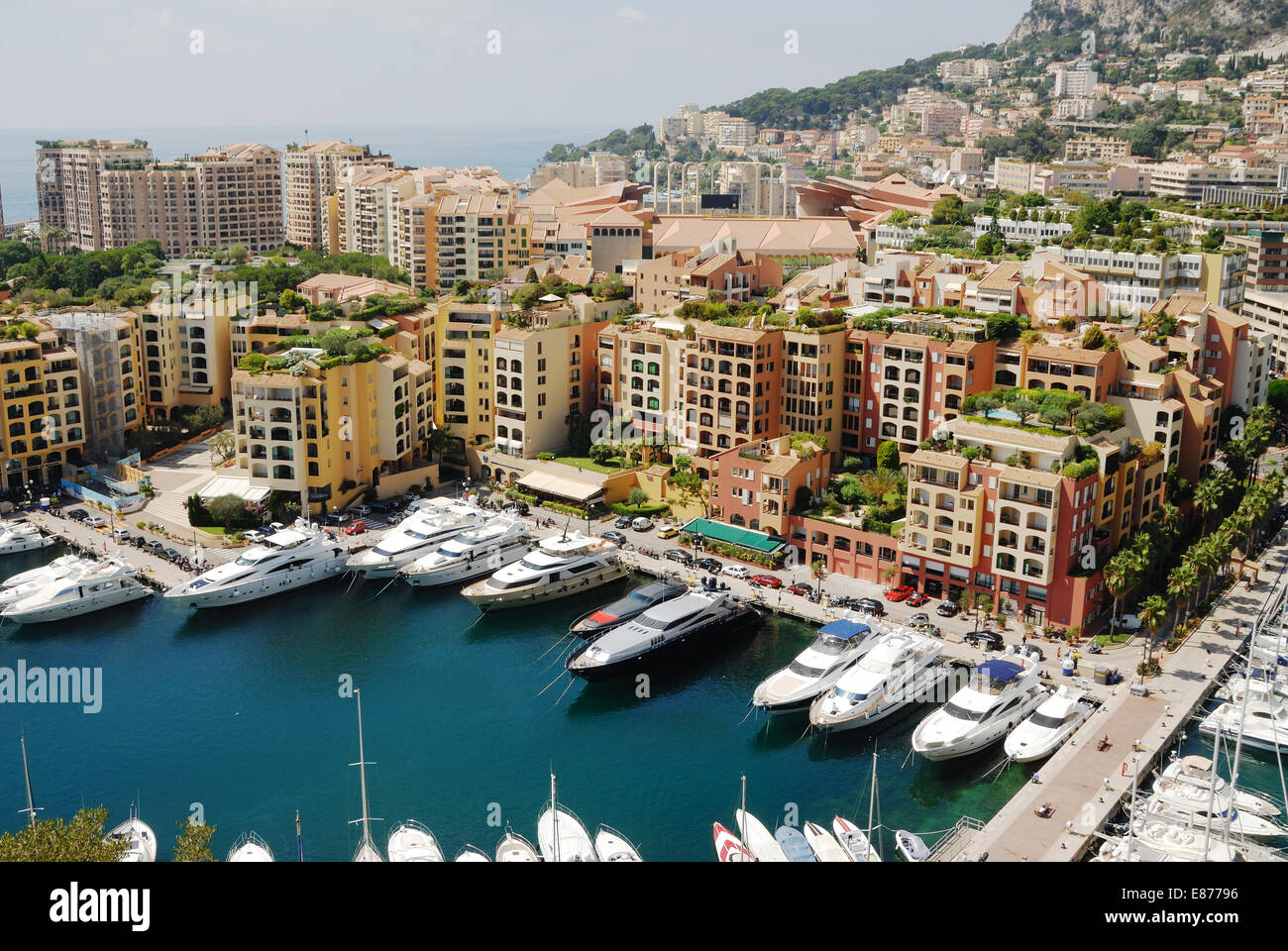 The Harbor of Monaco Stock Photo - Alamy