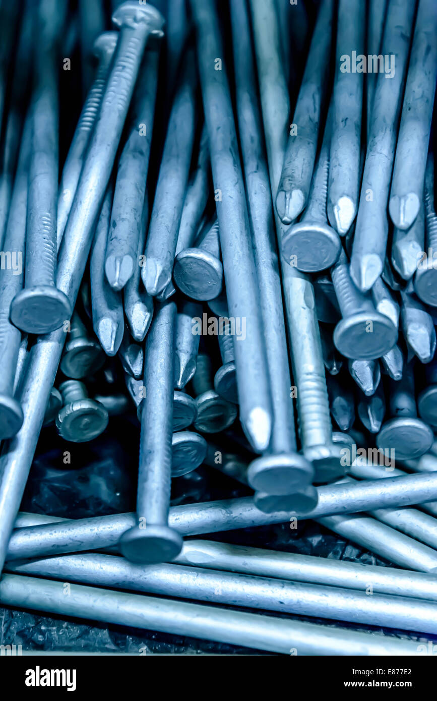 Construction nails hi-res stock photography and images - Alamy