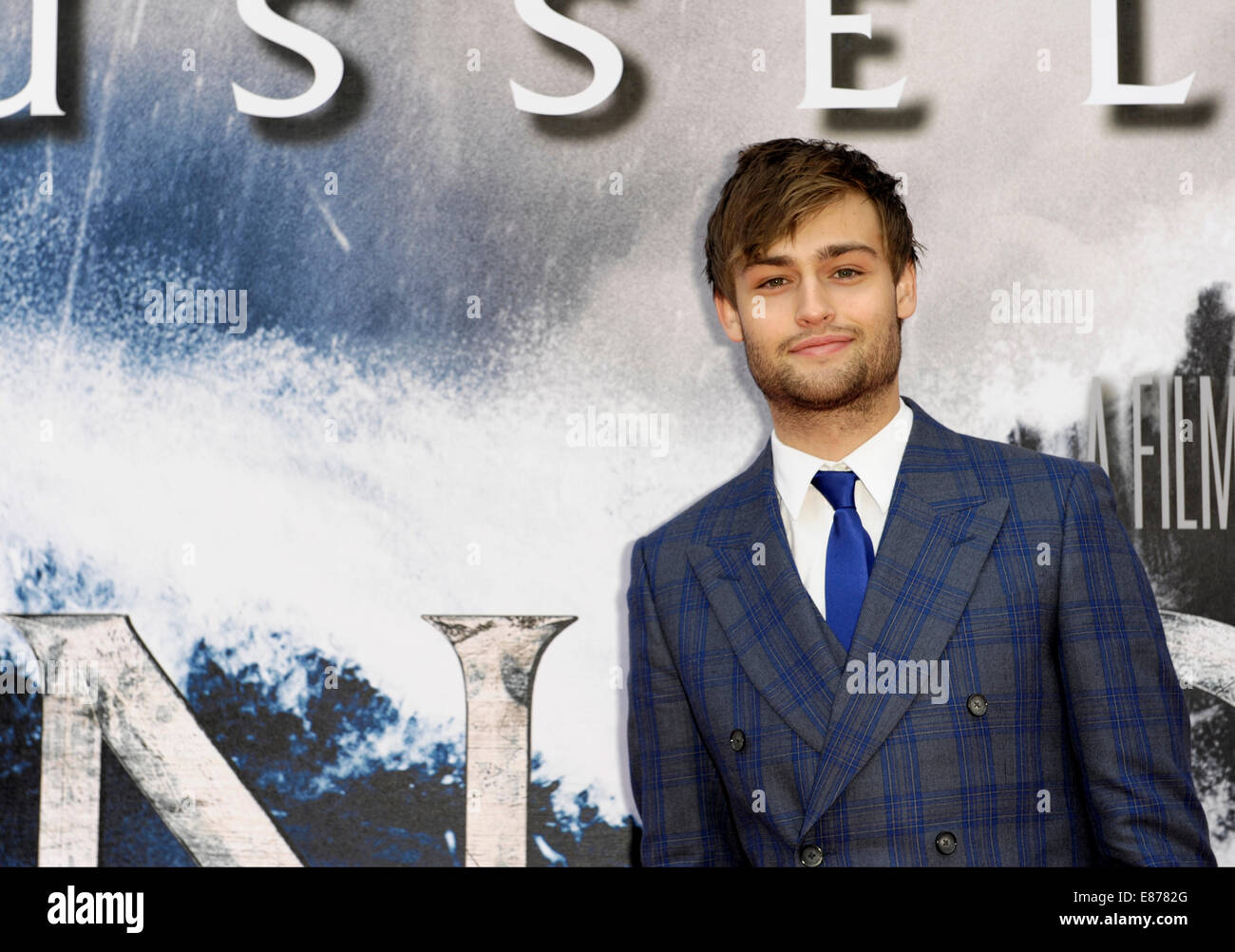 Douglas Booth attends the "Noah" movie premiere in Edinburgh Featuring: Douglas Booth Where ...