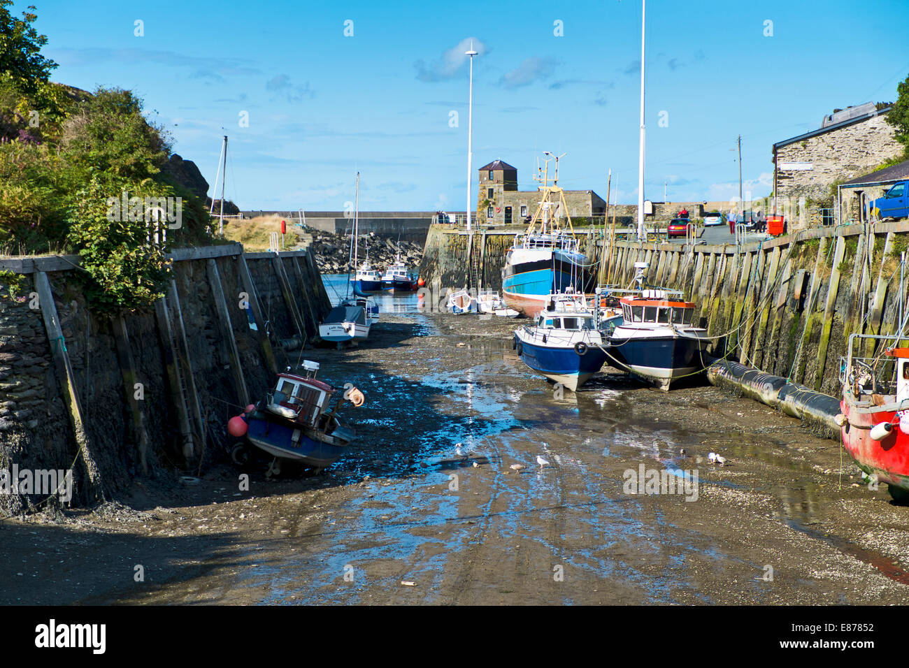 Amlwch Port Anglesey North Wales Uk Stock Photo - Alamy