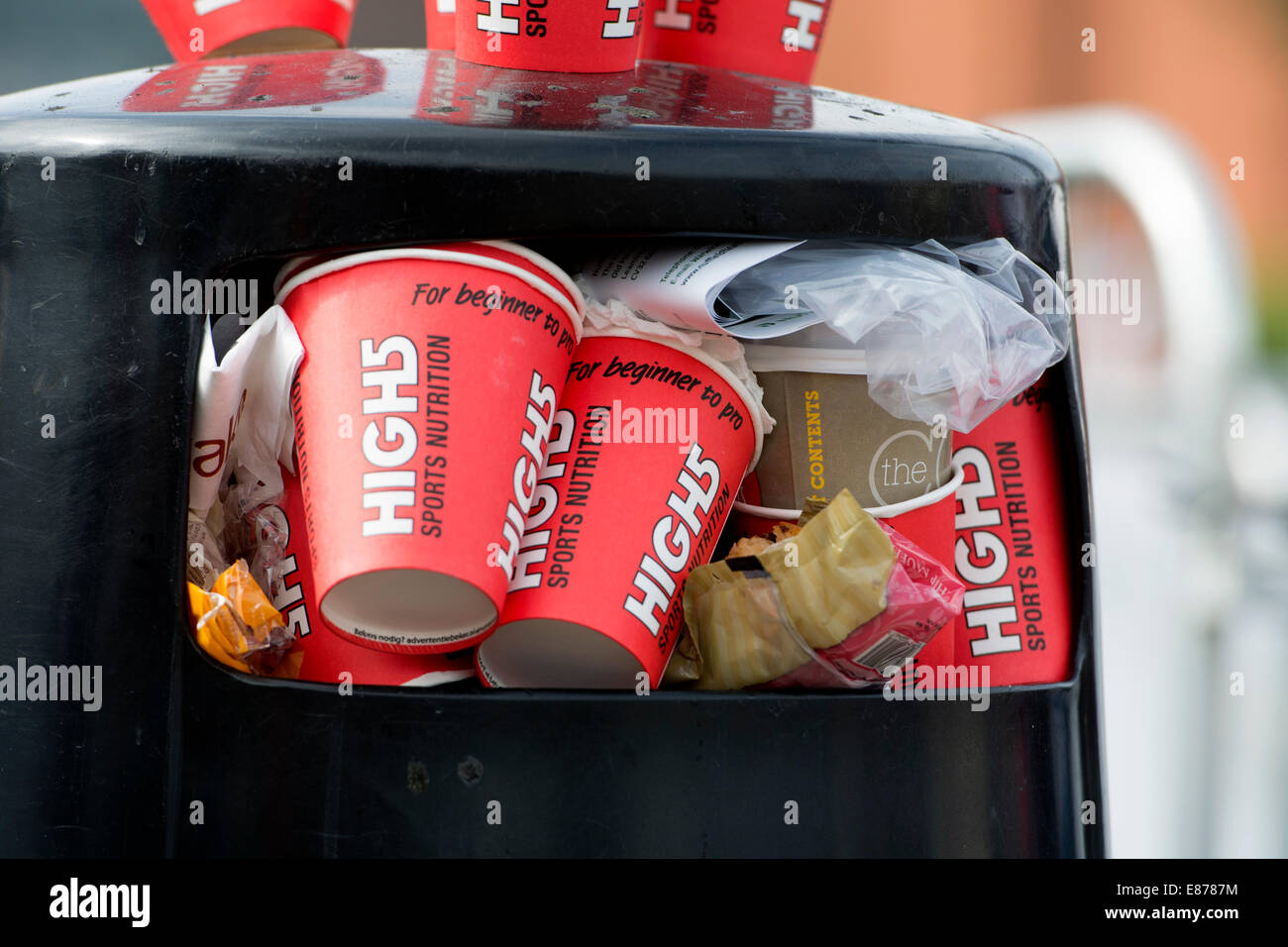 Full garbage bin hi-res stock photography and images - Alamy