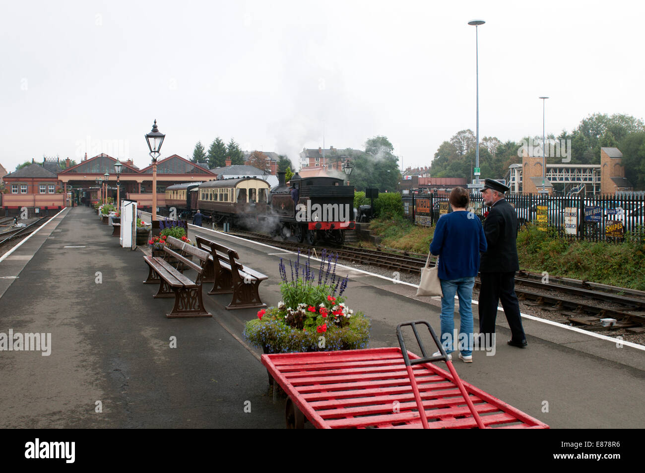 The Severn Valley Railway at Kidderminster station, Worcestershire, UK ...