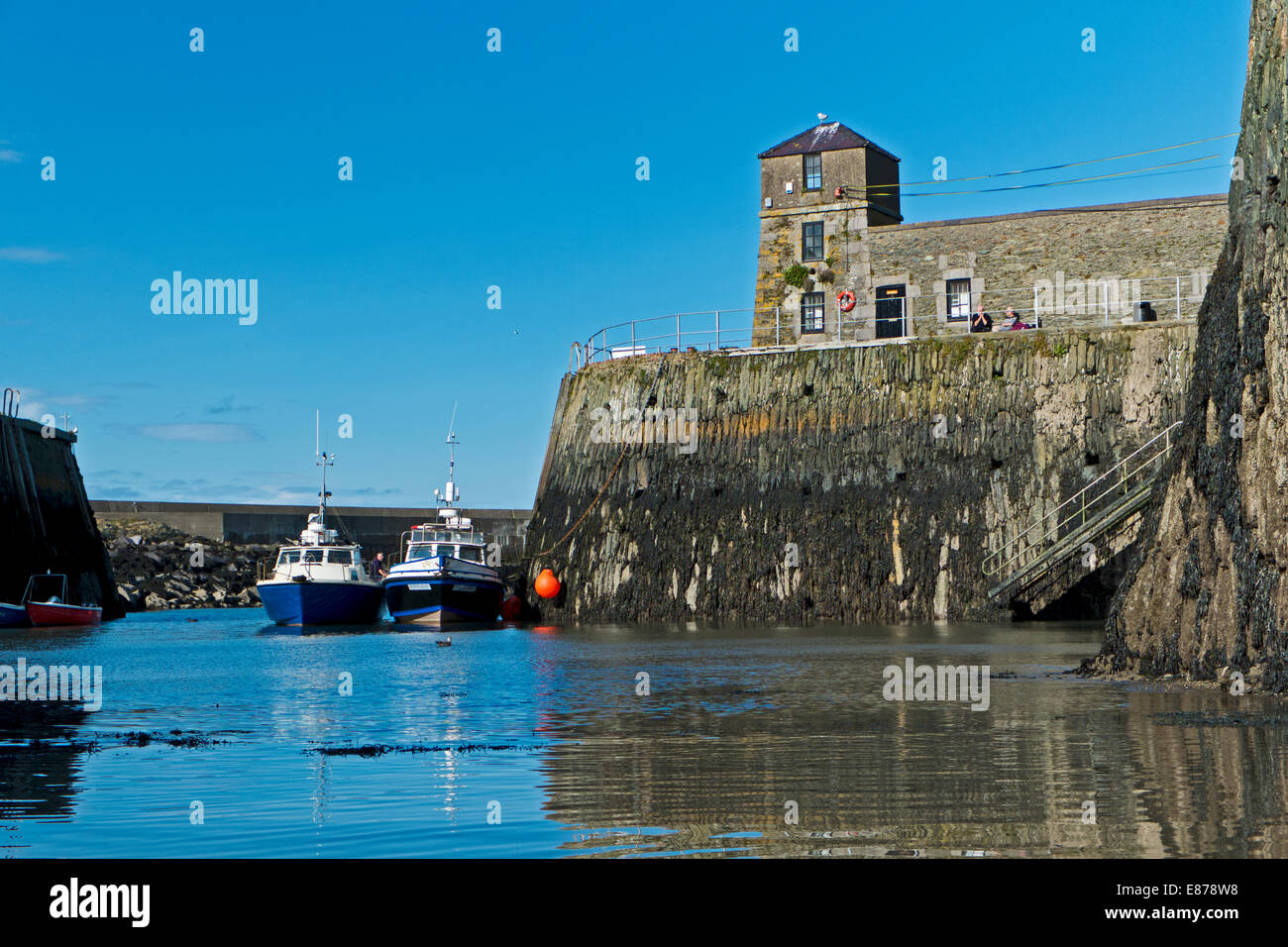 Amlwch Port Anglesey North Wales Uk Stock Photo - Alamy