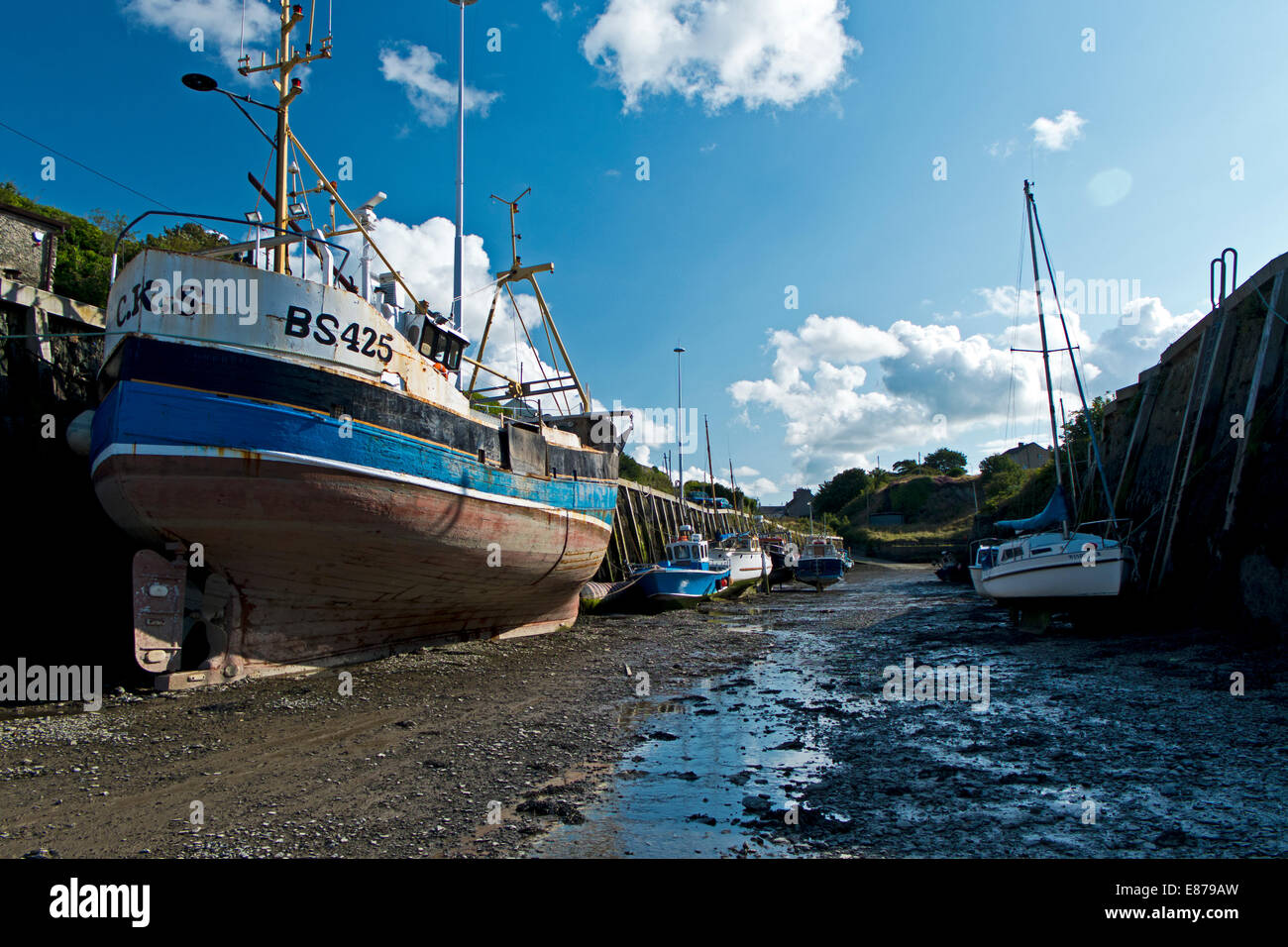 Amlwch Port Anglesey North Wales Uk Stock Photo - Alamy