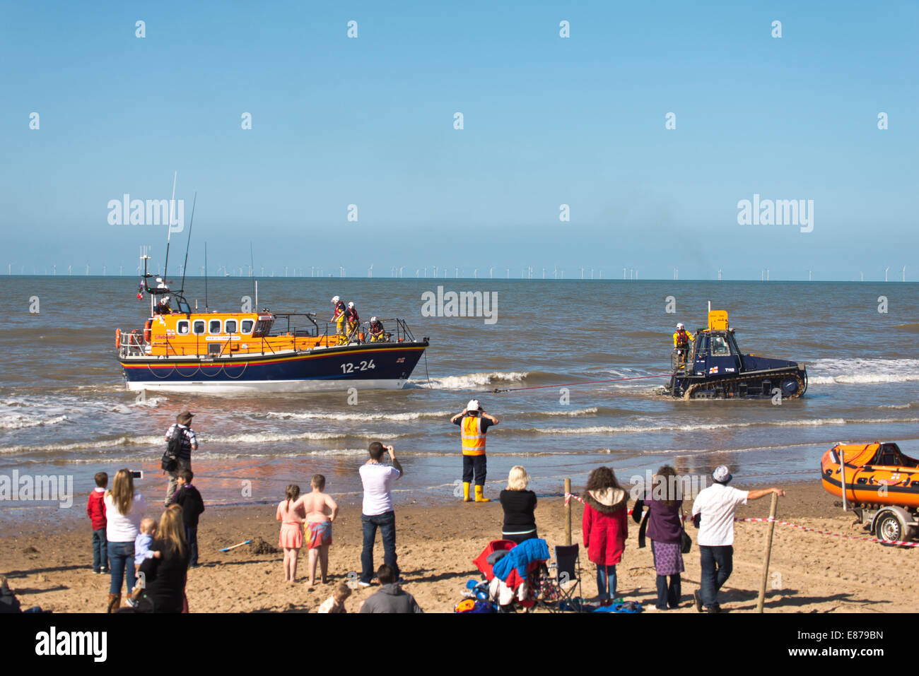 Rhyl Air and Fun show 2014 And Lifeboat day Stock Photo - Alamy