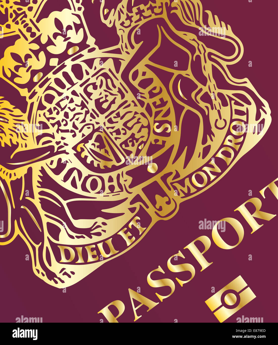 Airport british passport hi-res stock photography and images - Alamy