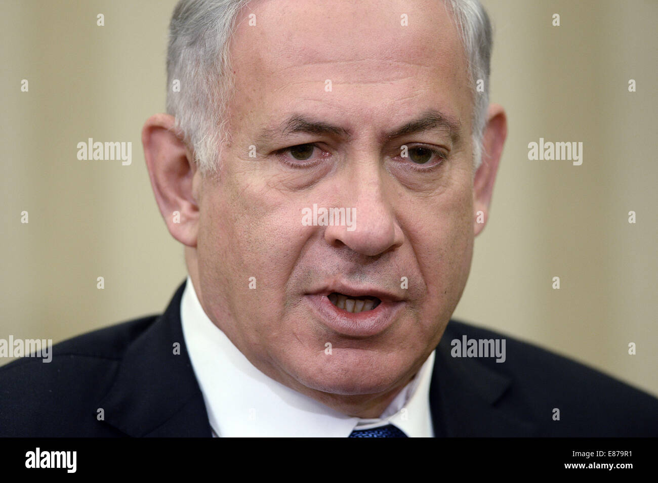 Benjamin netanyahu in oval office hi-res stock photography and images ...