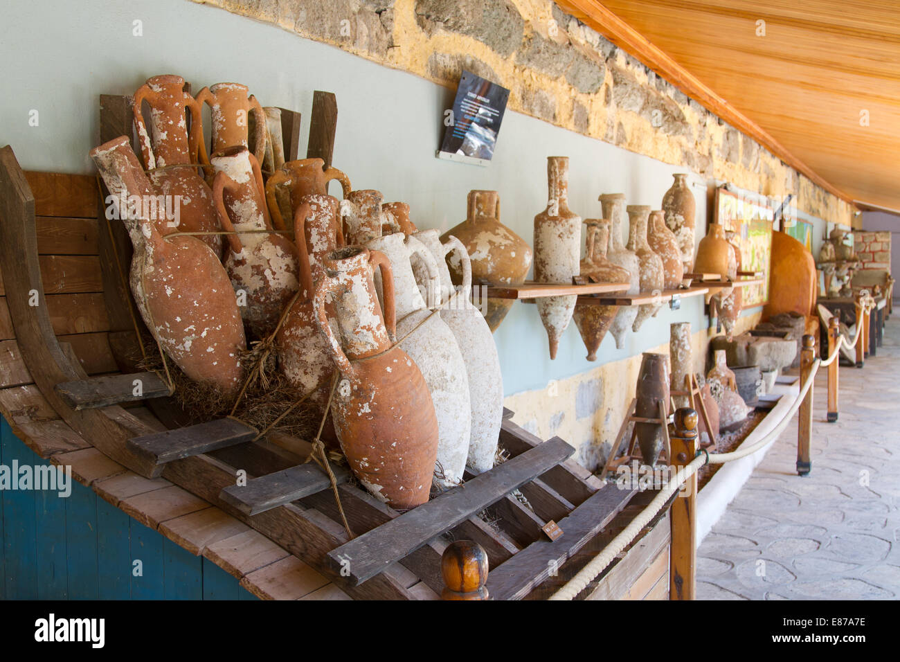 Amphoras Bodrum Museum Underwater Archaeology Stock Photo - Alamy