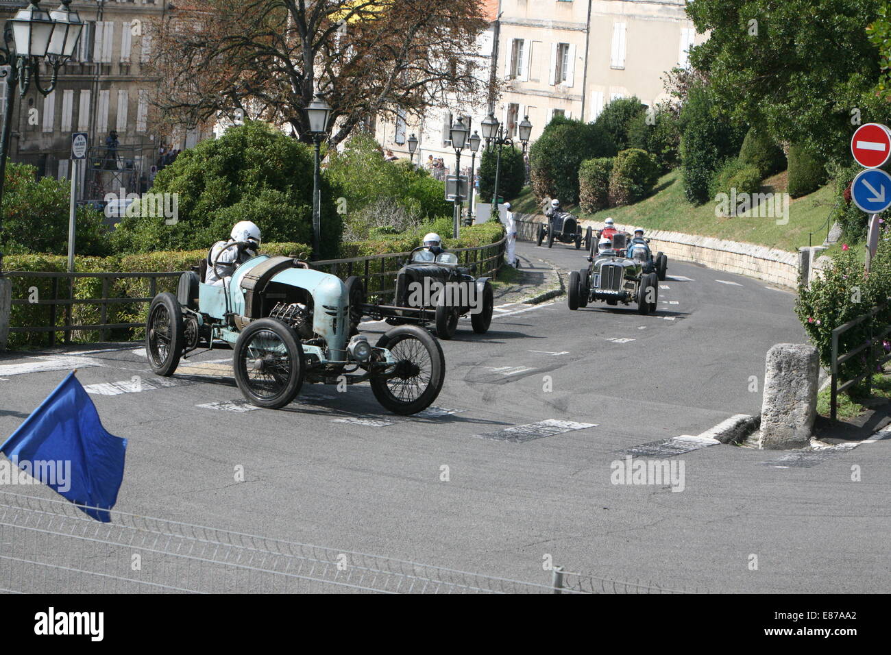Cars racing at the Angouleme around the Ramparts race meeting 2014 at ...