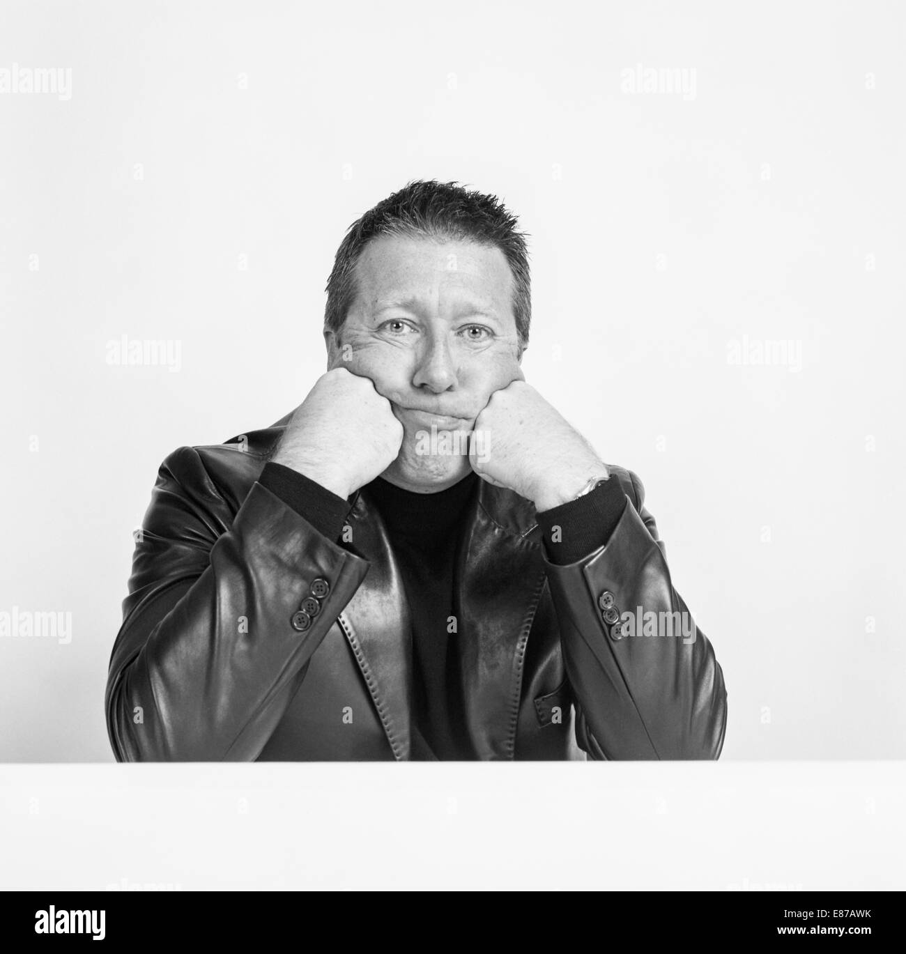 English radio television presenter Black and White Stock Photos ...