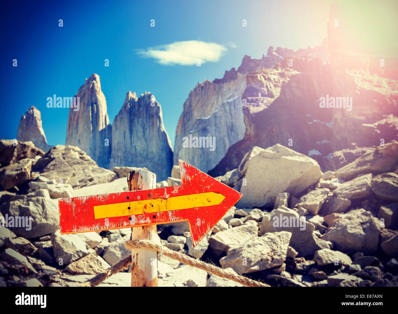 Direction sign board hi-res stock photography and images - Alamy