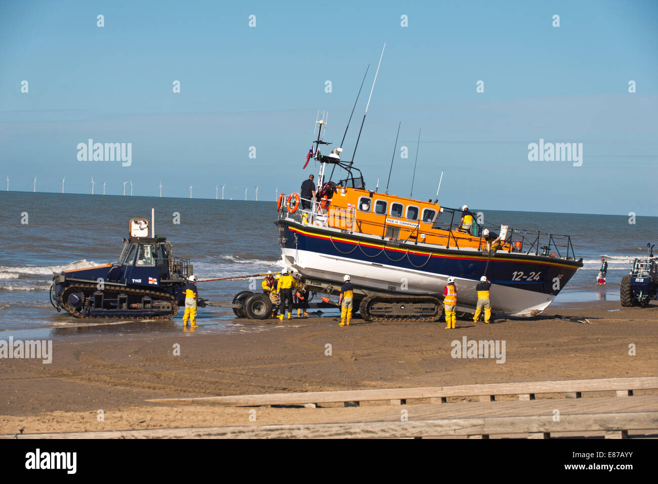Rhyl Air and Fun show 2014 And Lifeboat day Stock Photo - Alamy