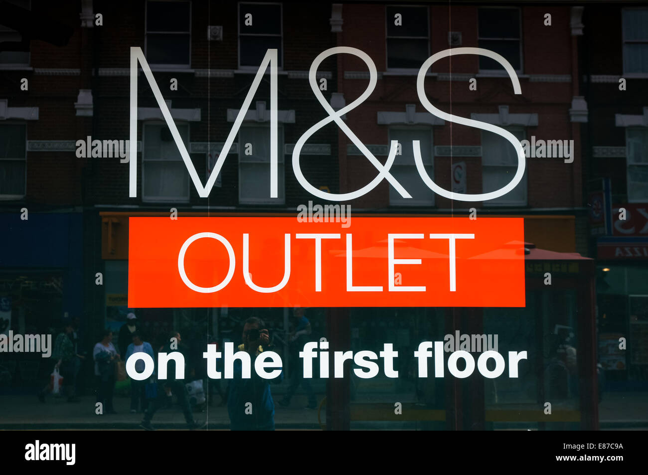 Marks & Spencer M&S store on Wood Green High Road, London England ...