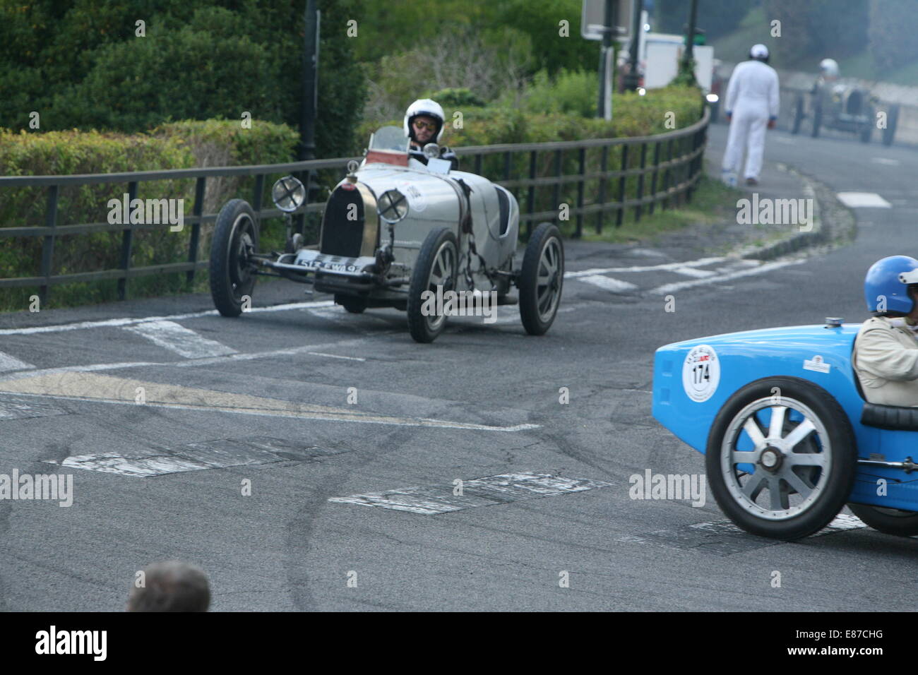 Cars racing at the Angouleme around the Ramparts race meeting 2014 at ...