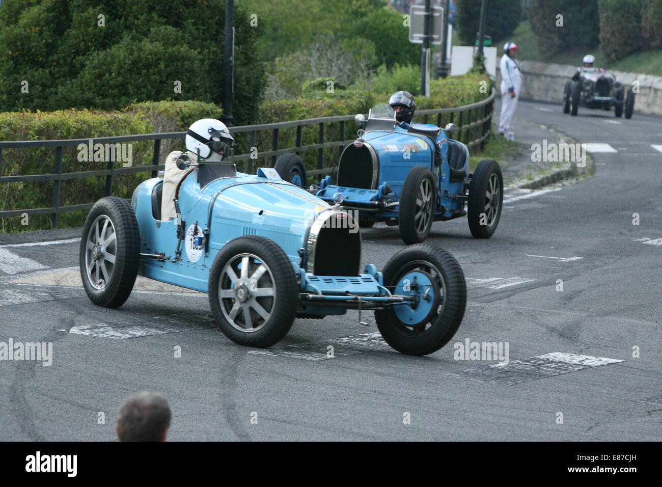 Cars racing at the Angouleme around the Ramparts race meeting 2014 at ...
