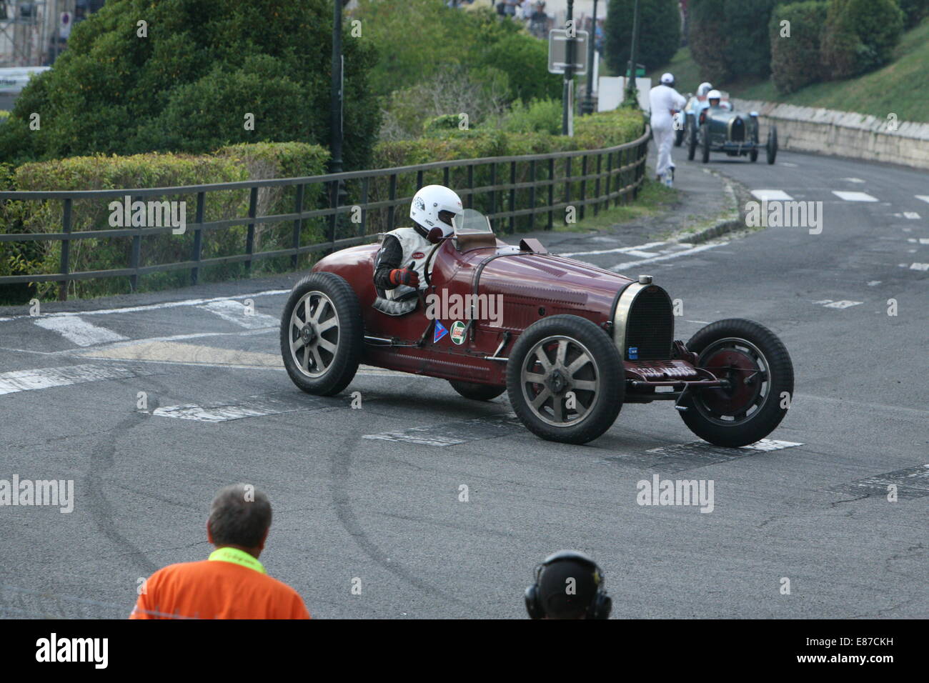 Cars racing at the Angouleme around the Ramparts race meeting 2014 at ...