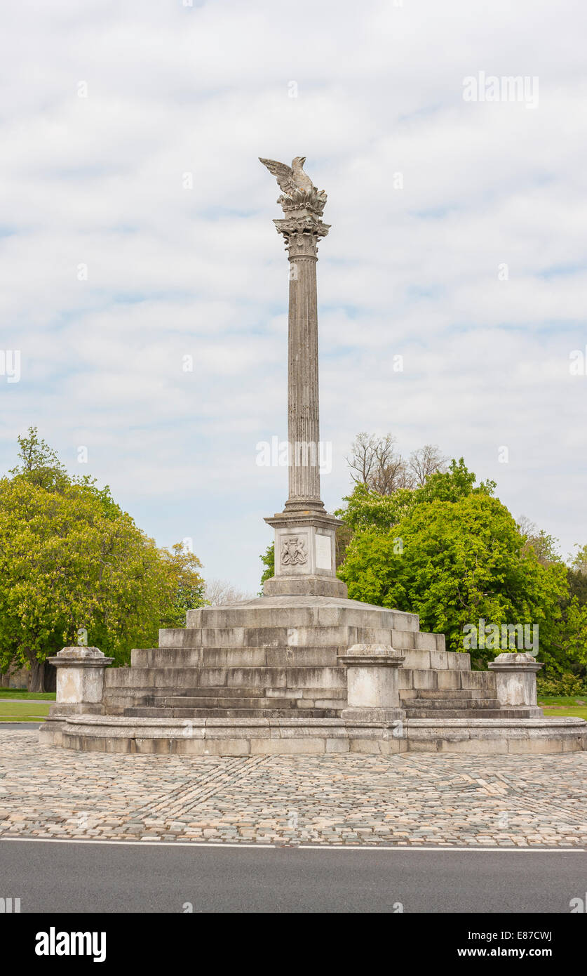 Phoenix monument in Phoenix park, Dublin Stock Photo - Alamy