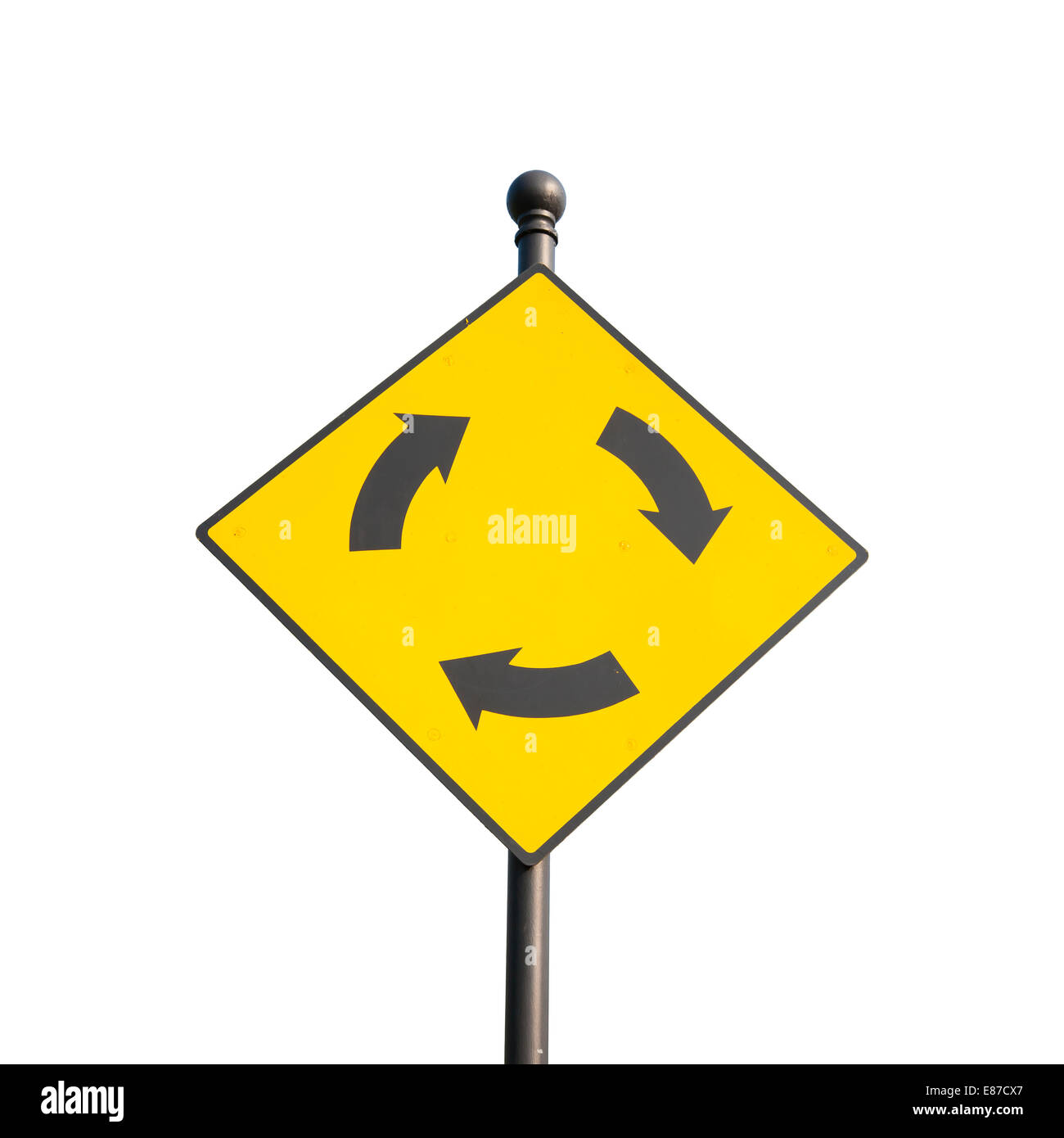 Roundabout sign hi-res stock photography and images - Alamy