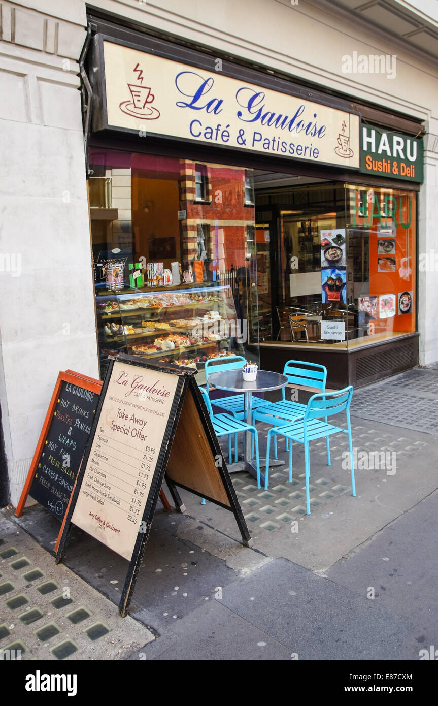 La Gauloise restaurant in London England United Kingdom UK Stock Photo ...