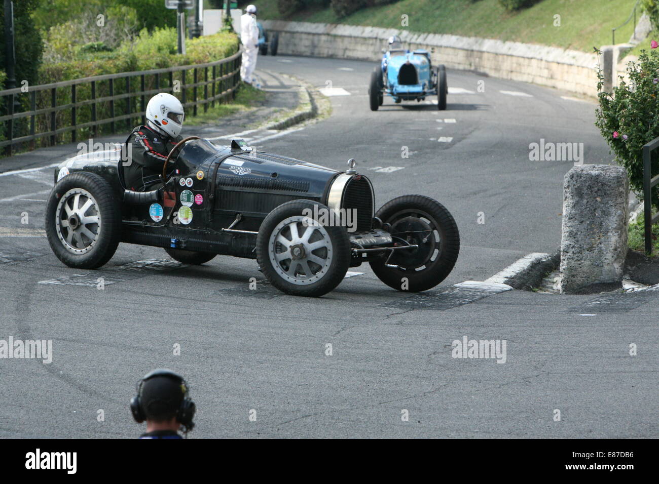 Cars racing at the Angouleme around the Ramparts race meeting 2014 at ...