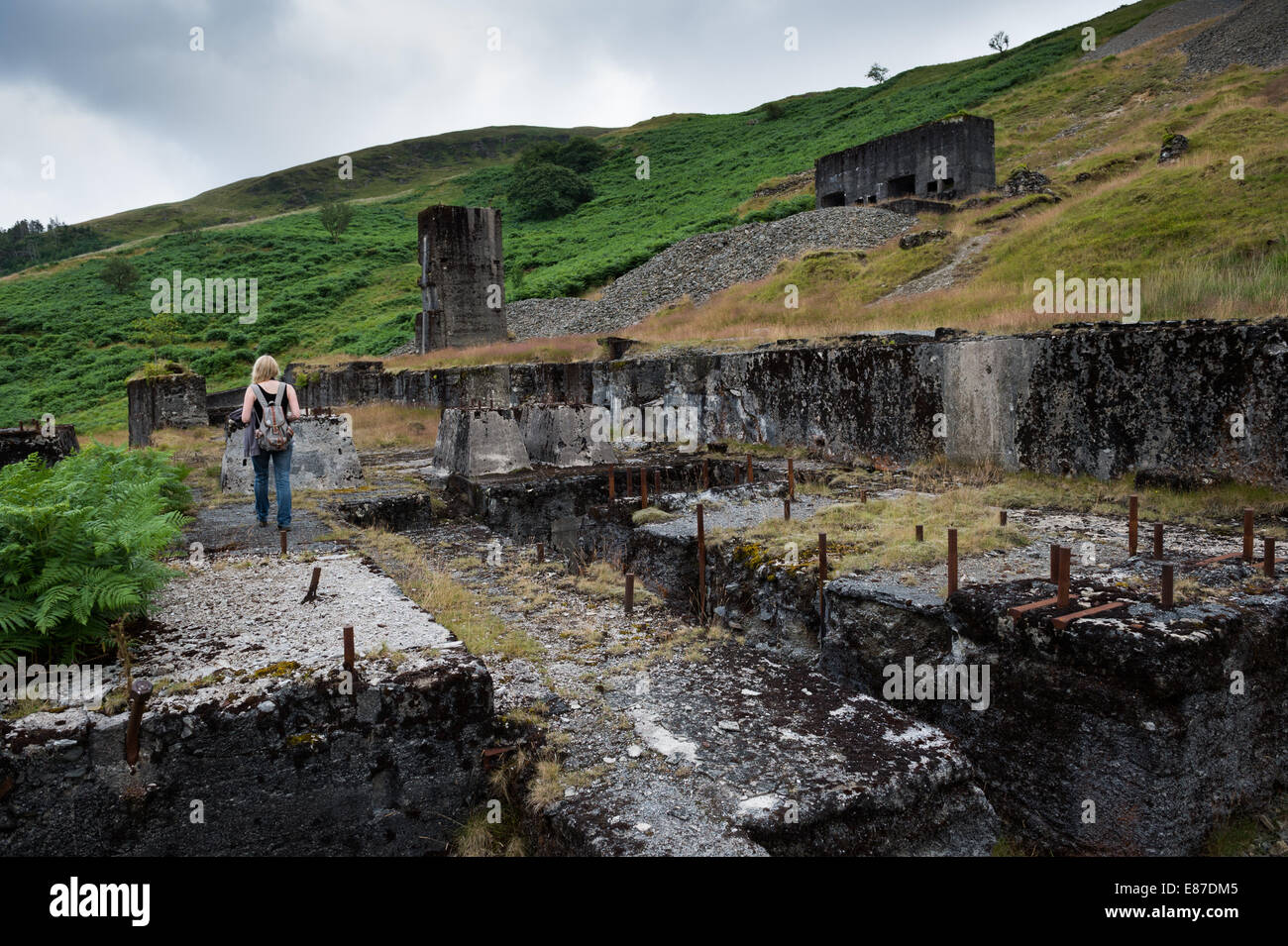 Industrial archaeology: The ruins of Bwlch Glas lead mine, Ceredigion ...