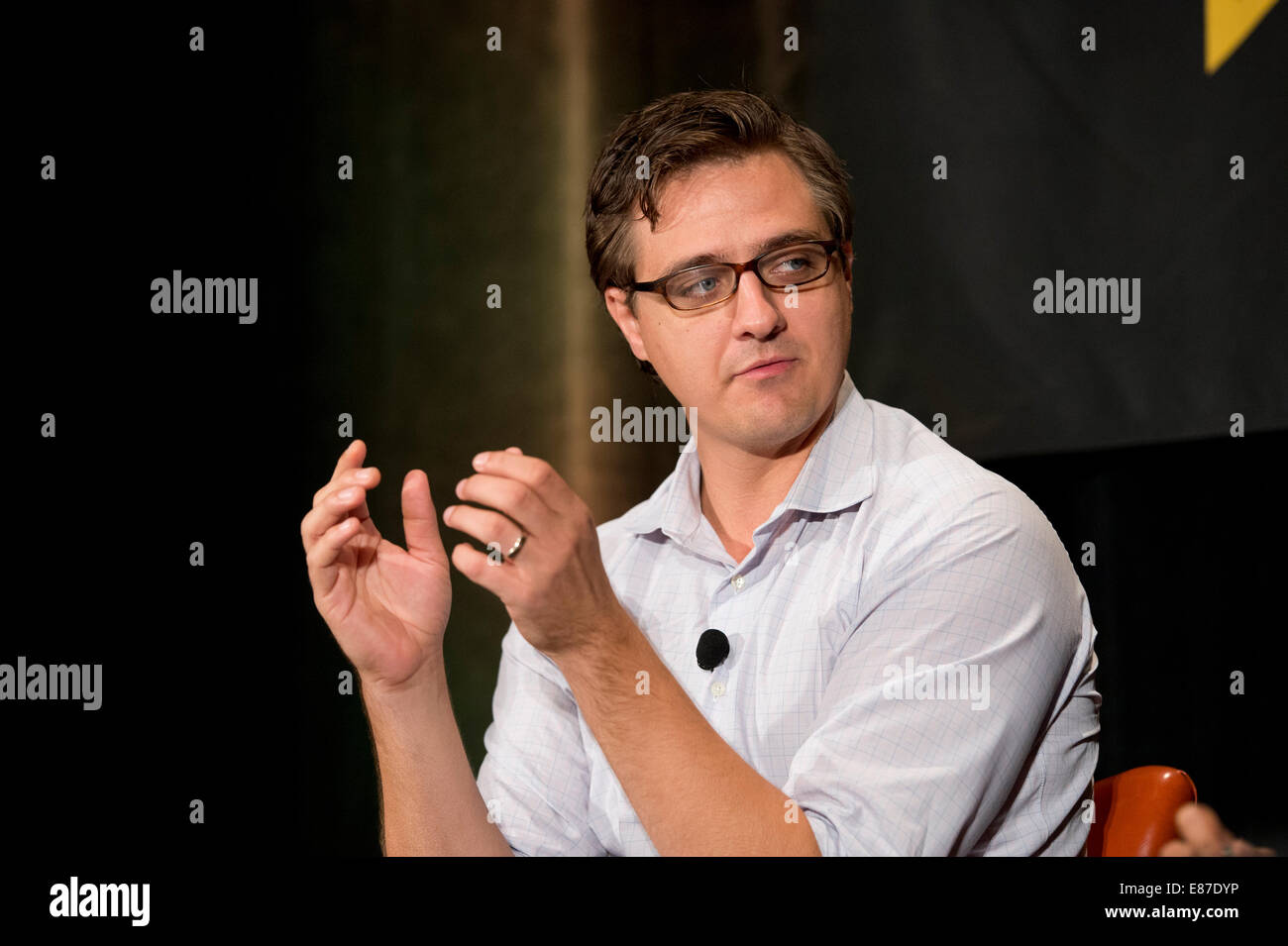 Journalist Chris Hayes of MSNBC All In with Chris Hayes, speaks at the ...