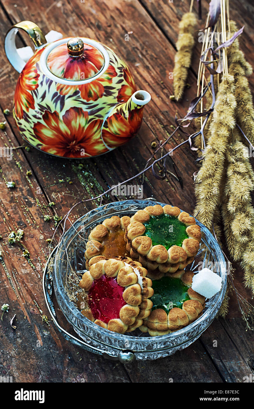 tea ceremony and sweets Stock Photo - Alamy