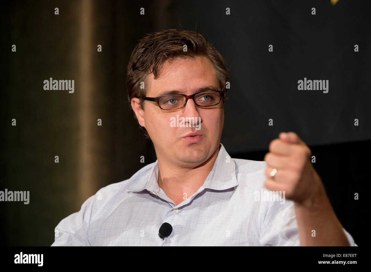 Journalist Chris Hayes of MSNBC All In with Chris Hayes, speaks at the ...