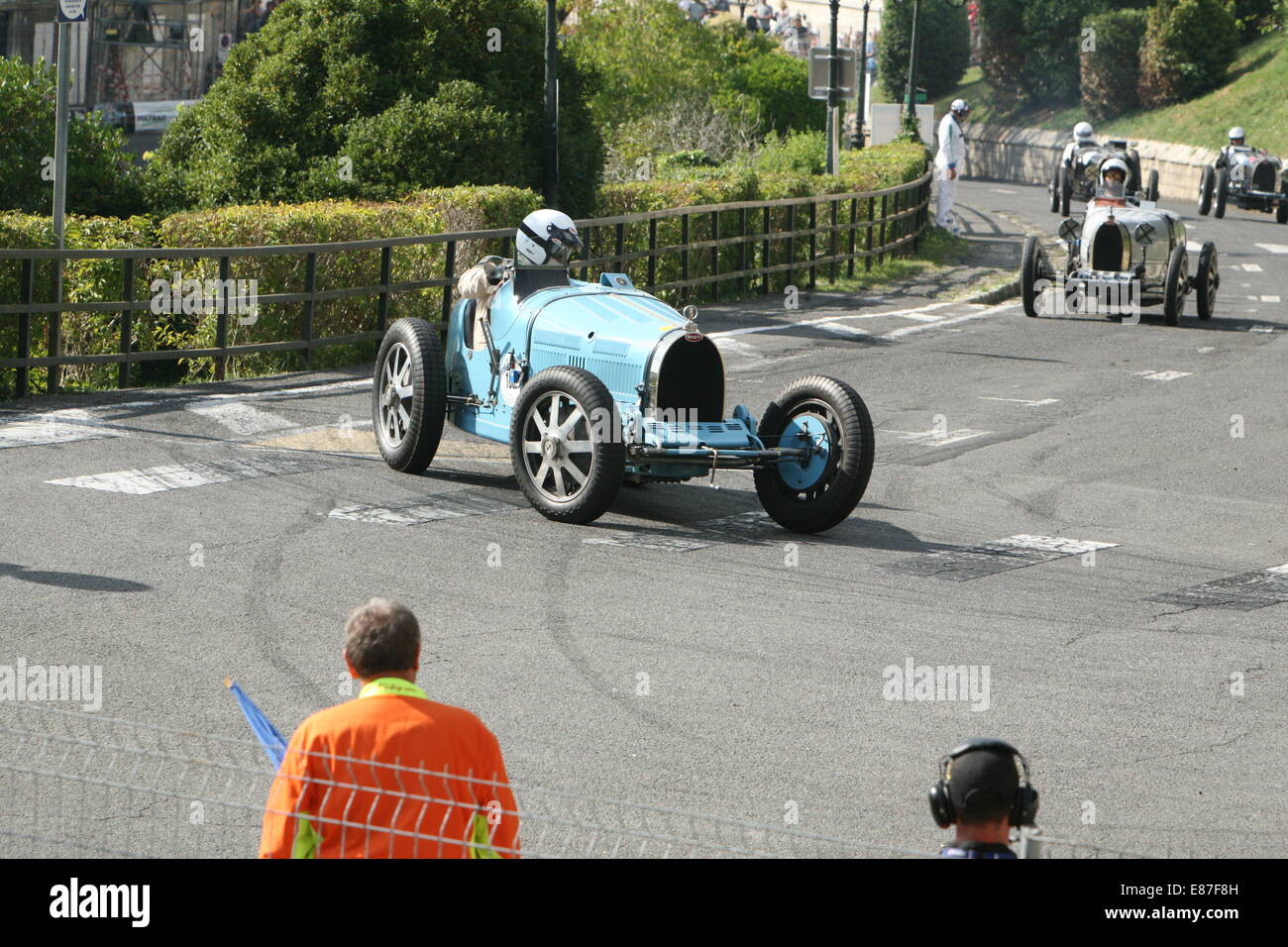 Cars racing at the Angouleme around the Ramparts race meeting 2014 at ...