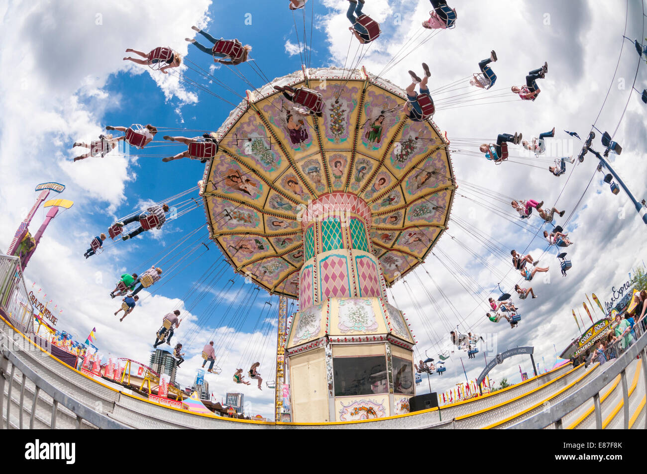 Merrygoround fairground ride hi-res stock photography and images - Alamy