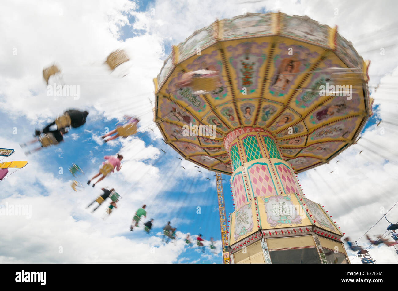Carousel, Calgary Stampede Midway, Calgary, Alberta, Canada Stock Photo ...