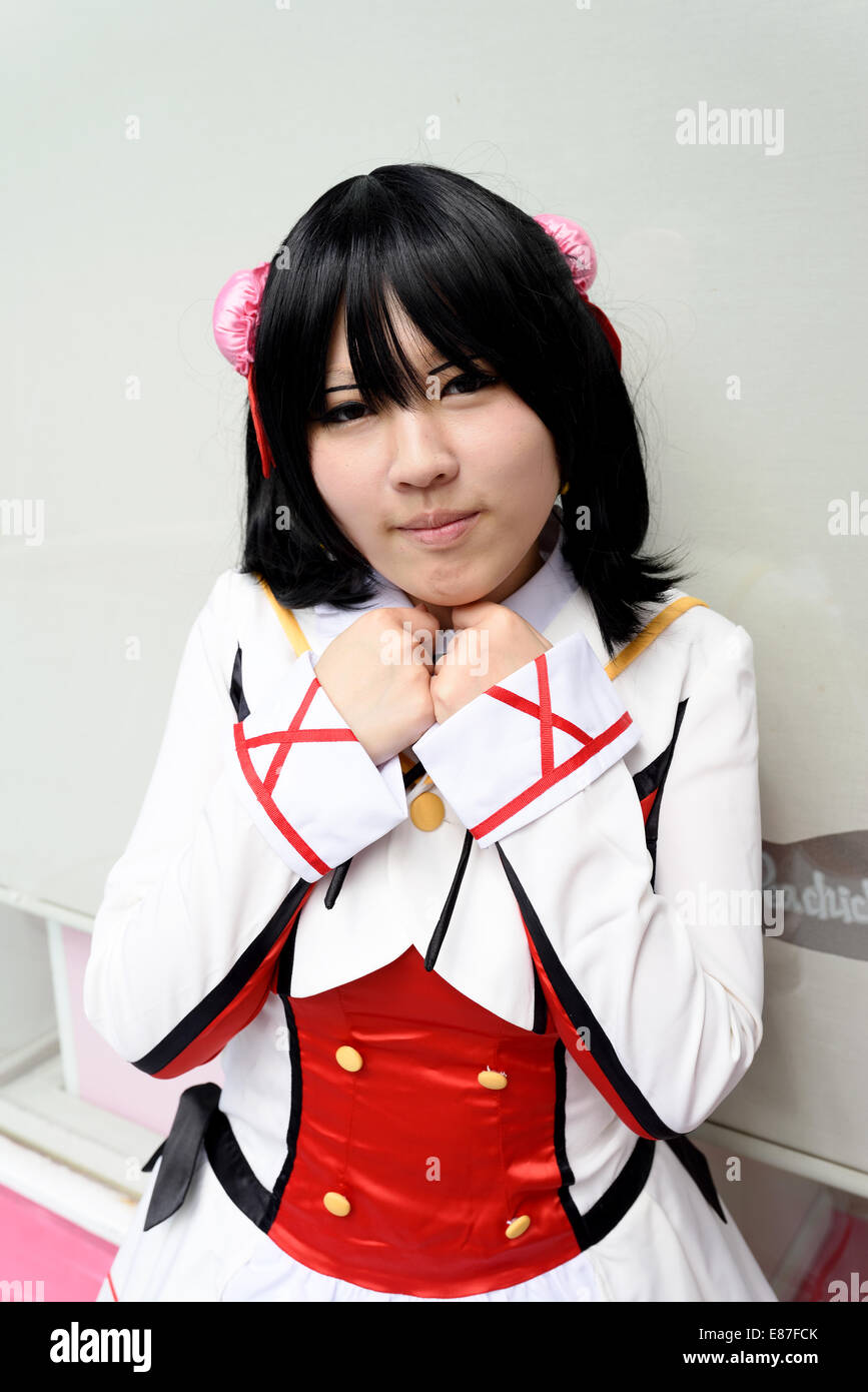 Japanese anime character cosplay girl Stock Photo - Alamy