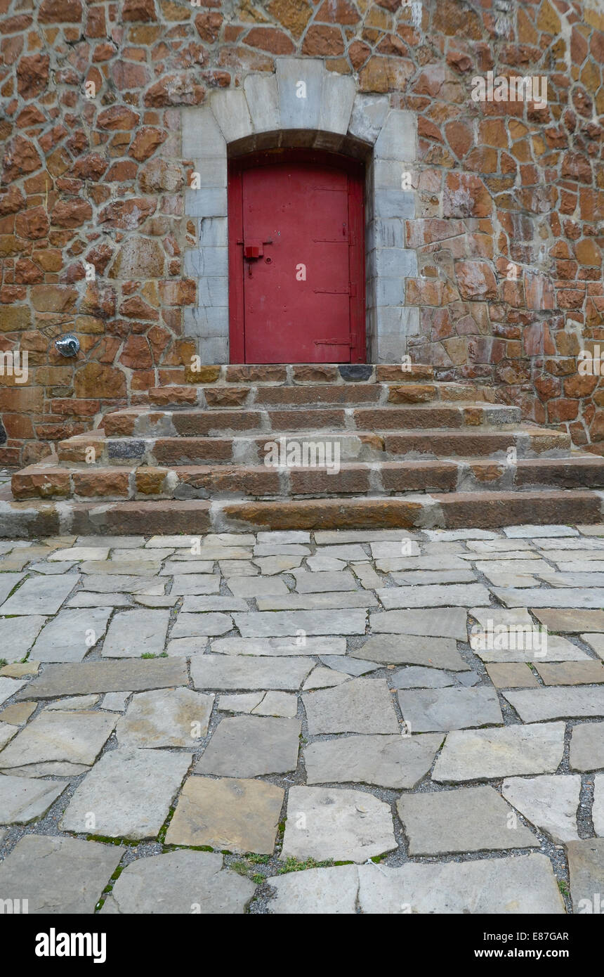 Entrance to a tower Stock Photo - Alamy