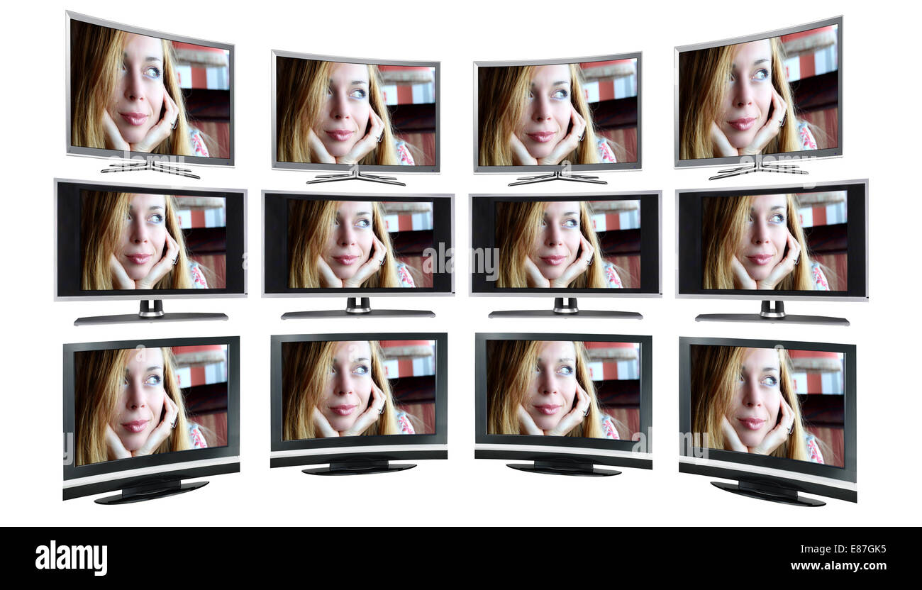 Monitors Cut Out Stock Images & Pictures - Alamy