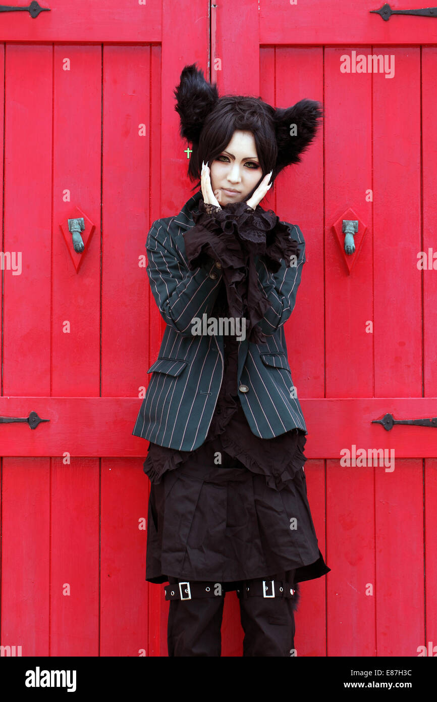 Japanese anime character cosplay girl Stock Photo - Alamy