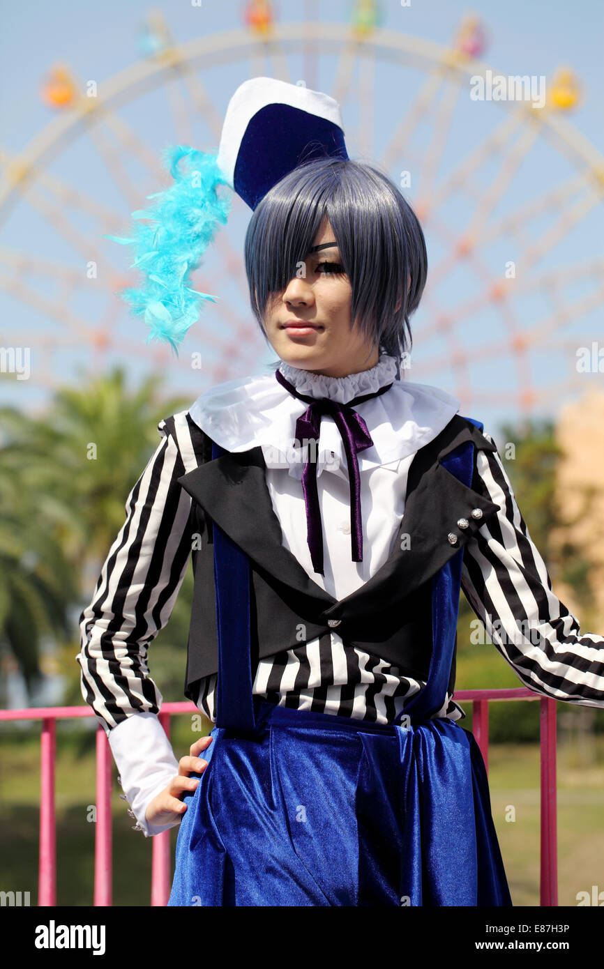 Japanese anime character cosplay girl Stock Photo - Alamy