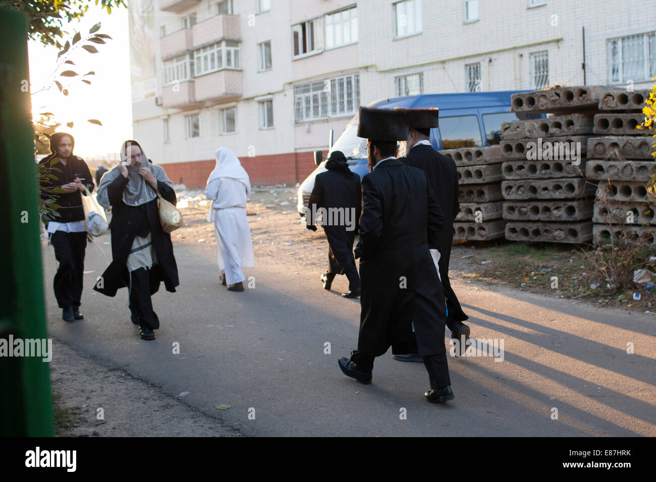 Followers of the Breslov Hasidic Jewish movement make a yearly ...
